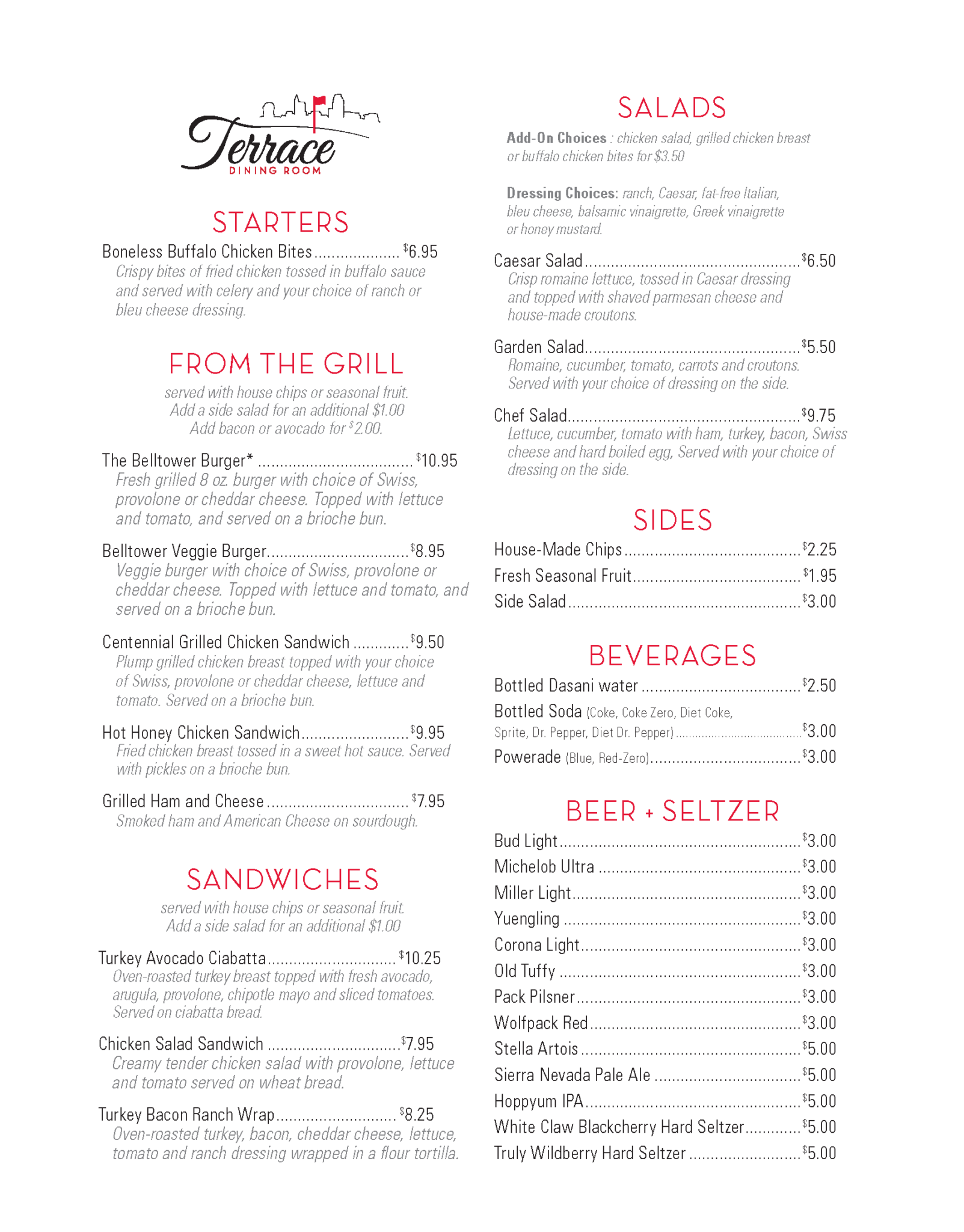 Terrace Dining Room : NC State Dining